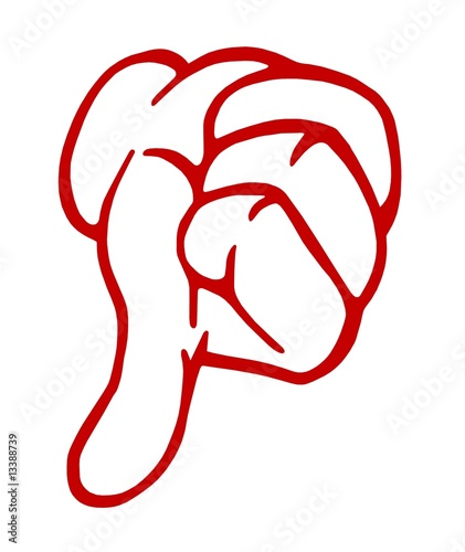 "daumen nach unten - icon" Stockfotos und lizenzfreie Bilder auf ...