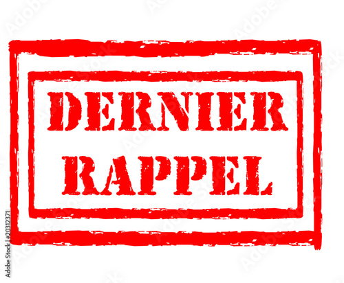 "tampon dernier rappel" photo libre de droits sur la banque d'images ...