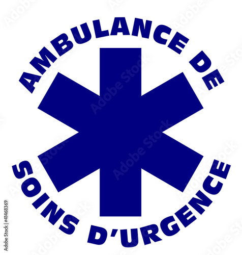 "Logo Ambulance Soins d'Urgence" photo libre de droits sur la banque d ...