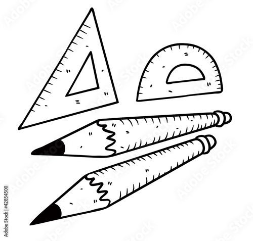 ruler简笔画,直尺简笔画,erar简笔画_大山谷图库