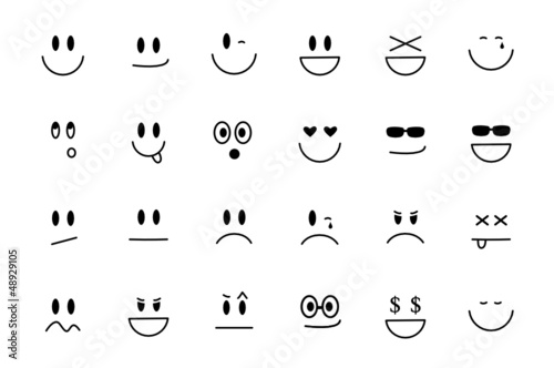 "Smiley Set" Stockfotos und lizenzfreie Vektoren auf Fotolia.com - Bild ...