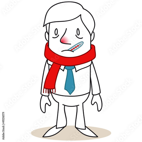 "Geschäftsmann, Erkältung, Fieber, Grippe, Schnupfen" Stockfotos und ...