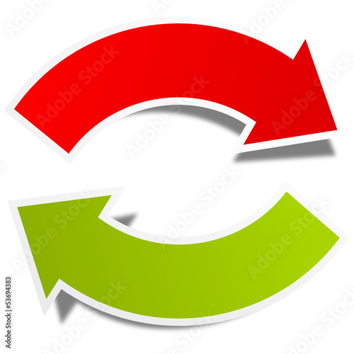 "Pfeile rot grün" Stockfotos und lizenzfreie Vektoren auf Fotolia.com ...