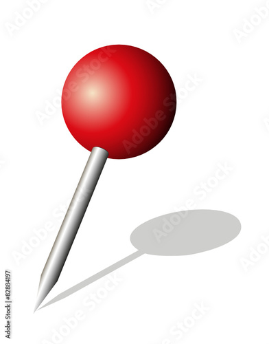 "Runde rote Stecknadel," Stockfotos und lizenzfreie Vektoren auf ...
