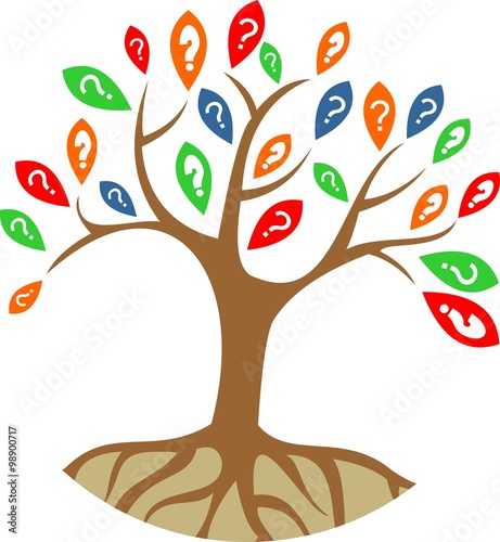 "Question Mark Tree " Stock image and royalty-free vector files on ...