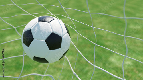 "Klassischer Fußball im Tor" Stockfotos und lizenzfreie Bilder auf ...